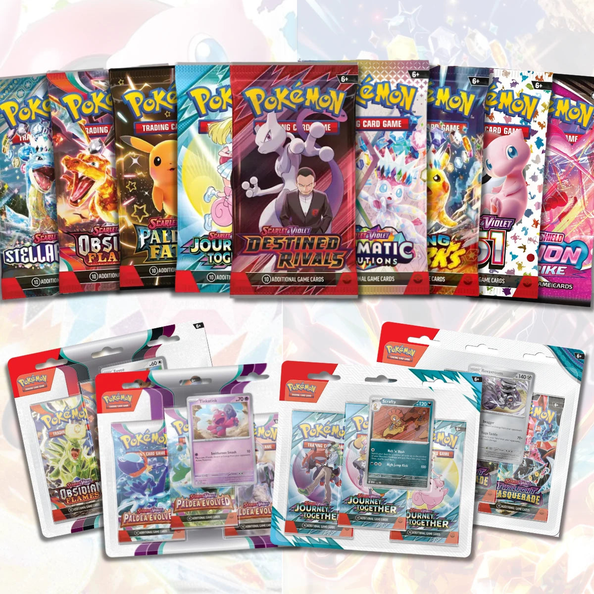 English Booster Blister Packs Marbelltcg